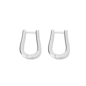 LUCY QUARTERMAINE Solid Sterling Petal Hoops Small - Silver