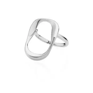 Mishka Wave Ring - Silver