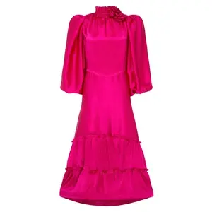 LISA THE LABEL Le Jardin Camiella Dress - Red