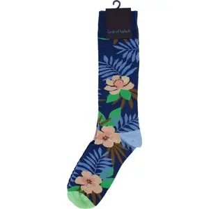LORDS OF HARLECH Donald Farm Floral Navy - Blue