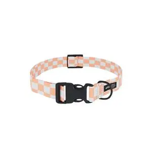 CAFIDE Recycled Pet Collar Peach Design, Juno - Orange