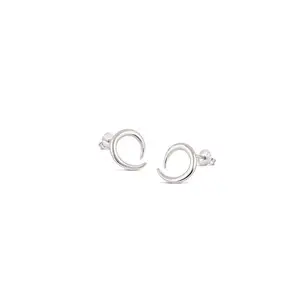 DINNY HALL Toro Horn Studs - Silver