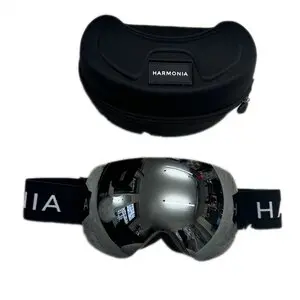 HARMONIA NY Spaced Out Anti-dust, Ski-mask & Snowboard Goggle Mask With Uv Protection, Anti-fog Technology With Protective Case - Silver