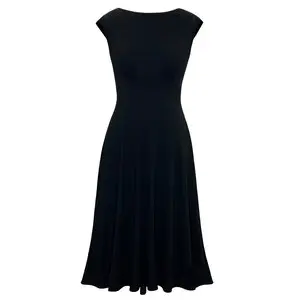 ALIE STREET LONDON Luna Midi Dress With Pockets - Black