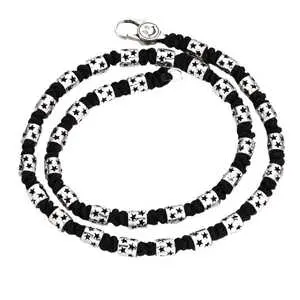 ALTAR™ ORNAMENTS CO. Black / Silver Galaxy Necklace - Black/silver