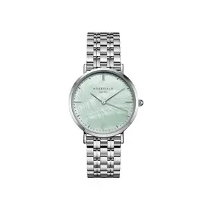 ROSEFIELD Upper East Side Mint Green Watch - Silver