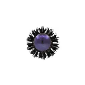 LEE RENEE Dahlia Bud Pearl Lapel Pin/tie Pin - Silver