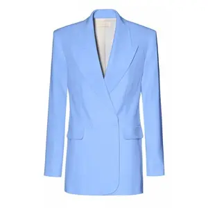 AGGI BY HALEWSKI Blair Skyway Oversized Blazer - Blue
