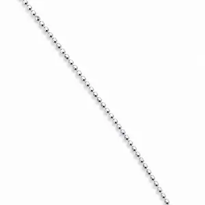 THE PHEIA Minimal Ball Bead Anklet - Silver