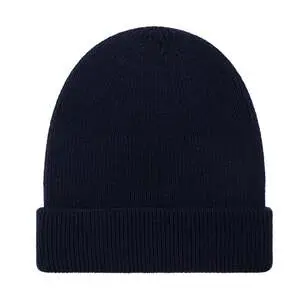 PAUL JAMES KNITWEAR Heavyweight Merino Activewear Beanie Navy - Blue