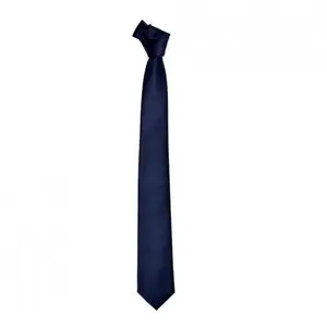 DAVID WEJ Plain Woven Tie – Navy - Blue
