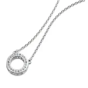 LUCY QUARTERMAINE Solid Sterling Halo Pendant - Silver
