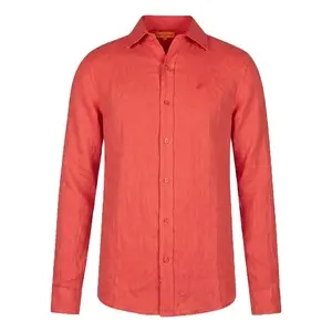 MAISON TANGERINE Linen Shirt For - Red