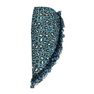 NUR KARAATA Lily Long Leo Skirt - Blue