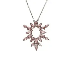 ISKRA Pink / Silver Dew Medallion Rose - Pink/silver