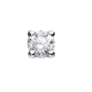 KAIZARIN Single Diamond Stud Earring - Silver