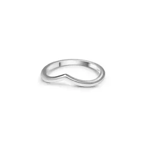 FV JEWELLERY Bijoux Thin Point Ring - Silver