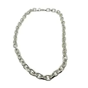 TG-JEWELLERY BY TAMARA GERVASIO S Rectangular Trace Chain Necklace – Sterling