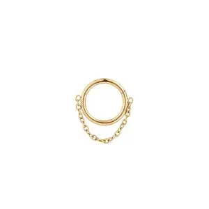 VANCHI Chain Clicker Titanium Ring