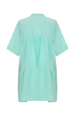 UNEXPECTEDONE Grace Dress Mint ’s Natural Fabric Loose Fit Dress - Green