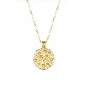 ZOË & MORGAN Sun In Aries Necklace Vermeil - Gold