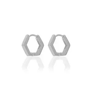 A WEATHERED PENNY Beau Huggie Hoops - Silver