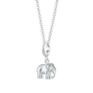 LILY CHARMED Sterling Elephant Charm Necklace - Silver