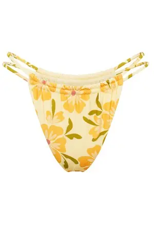 WILD LOVERS LONDON Sundance Bikini Bottoms - Yellow