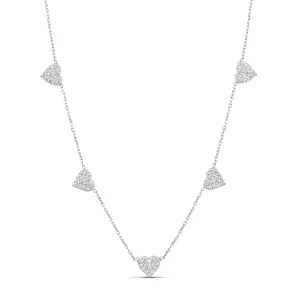 SHYMI Shymi Multi Heart Necklace Silver