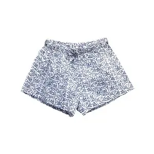 LIME TREE DESIGN Bud Cotton Sleep Shorts - Blue