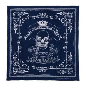MIND THE GAP Blue / White Semper Iuvenis Indigo Bandana By - Blue/white