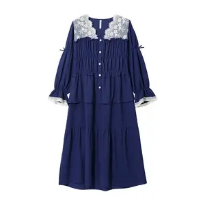 LUNALUZ Angelo Sand-washed V-neck Nightdress