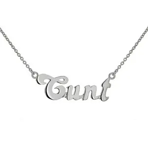 TRUE ROCKS Sterling Silver Status Necklace - Gray