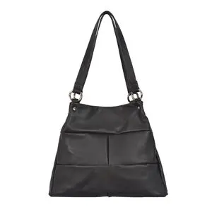 OWEN BARRY Shoulder Bag Leather Marlowe - Black
