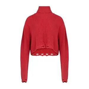 PCFG Your Itch Ripped High Neck Knit Sweat Samba