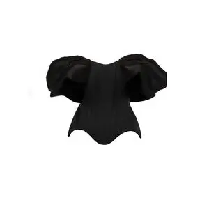 BENEDETTO Virgin Wool And Silk Corset - Black