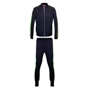 DAVID WEJ Lagos Multi Stripe Track Suit - Blue