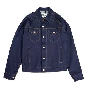HEGARTY Denim Jacket In Indigo Selvedge - Blue