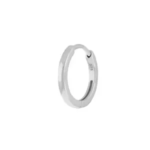 ZOHREH Medium Hoop Earring 9k White Gold - Silver