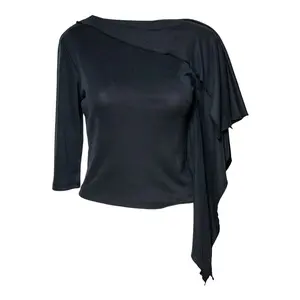 ARTISTA Raven Asymmetric Top - Black
