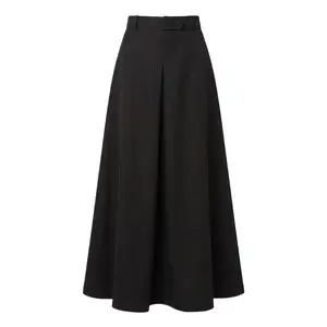 ASHITA FERNANDES High-waisted Full-length Silhouette Skirt - Black