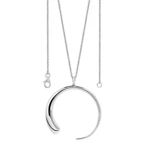 LUCY QUARTERMAINE Solid Sterling Large Luna Pendant - Silver