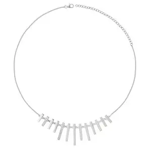 LUCY QUARTERMAINE Solid Sterling Key Necklace - Silver
