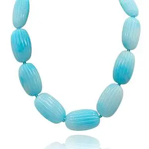 MICHAEL NASH JEWELRY Renata Large Turquoise Resin Bead Choker - Blue