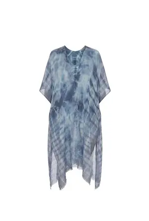 JAMES LAKELAND Boho Tie-dye Kaftan - Blue