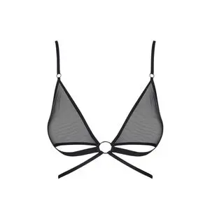 PROMEES Gianna Sheer Bra - Black