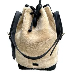 TIRILLM Neutrals Luna Bucket Bag