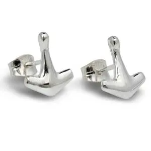 FREYA & THOR OF SWEDEN Arch Earrings Sterling Min - Silver