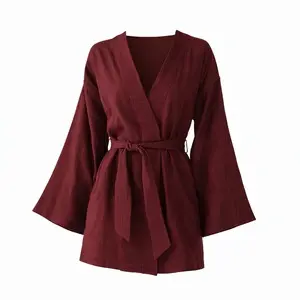 W.TWO Red / Brown The Village Kimono