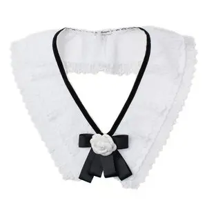 AZIMA MUSAYEVA White / Black Genevieve Collar - White/black
